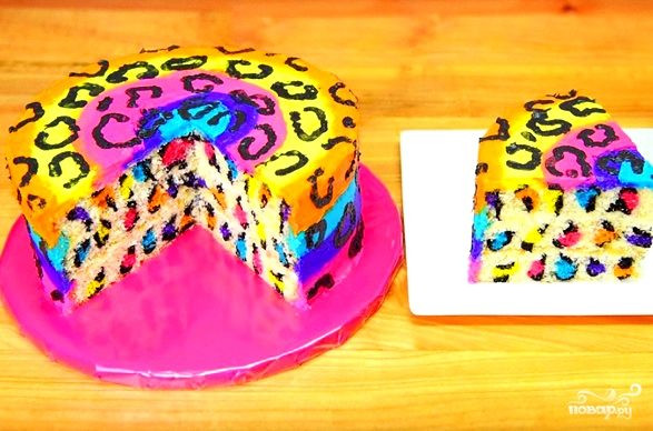 Торт "Леопард" - пошаговый рецепт с фото на Повар.ру