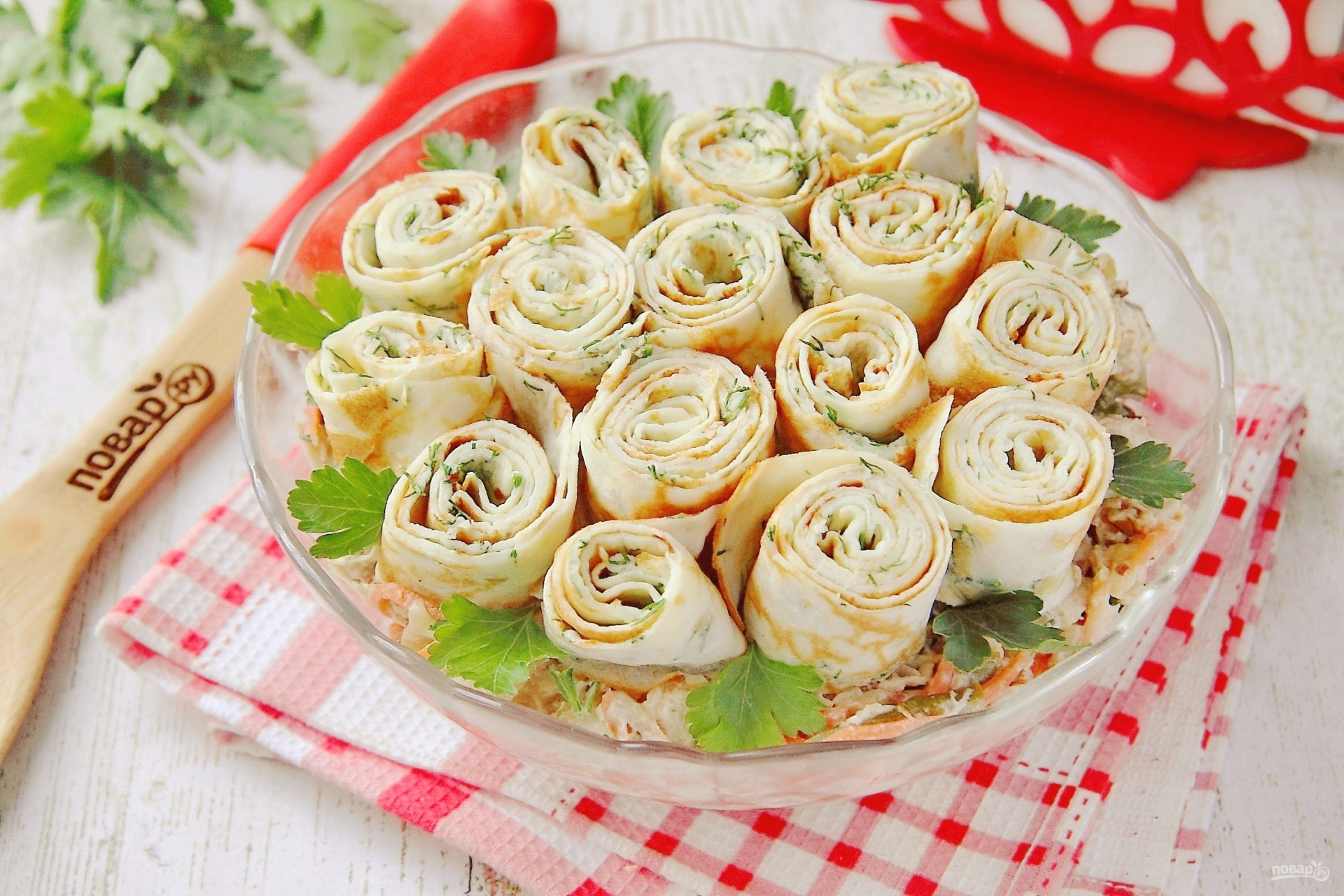 Салат "Кояш" - пошаговый рецепт с фото на Повар.ру